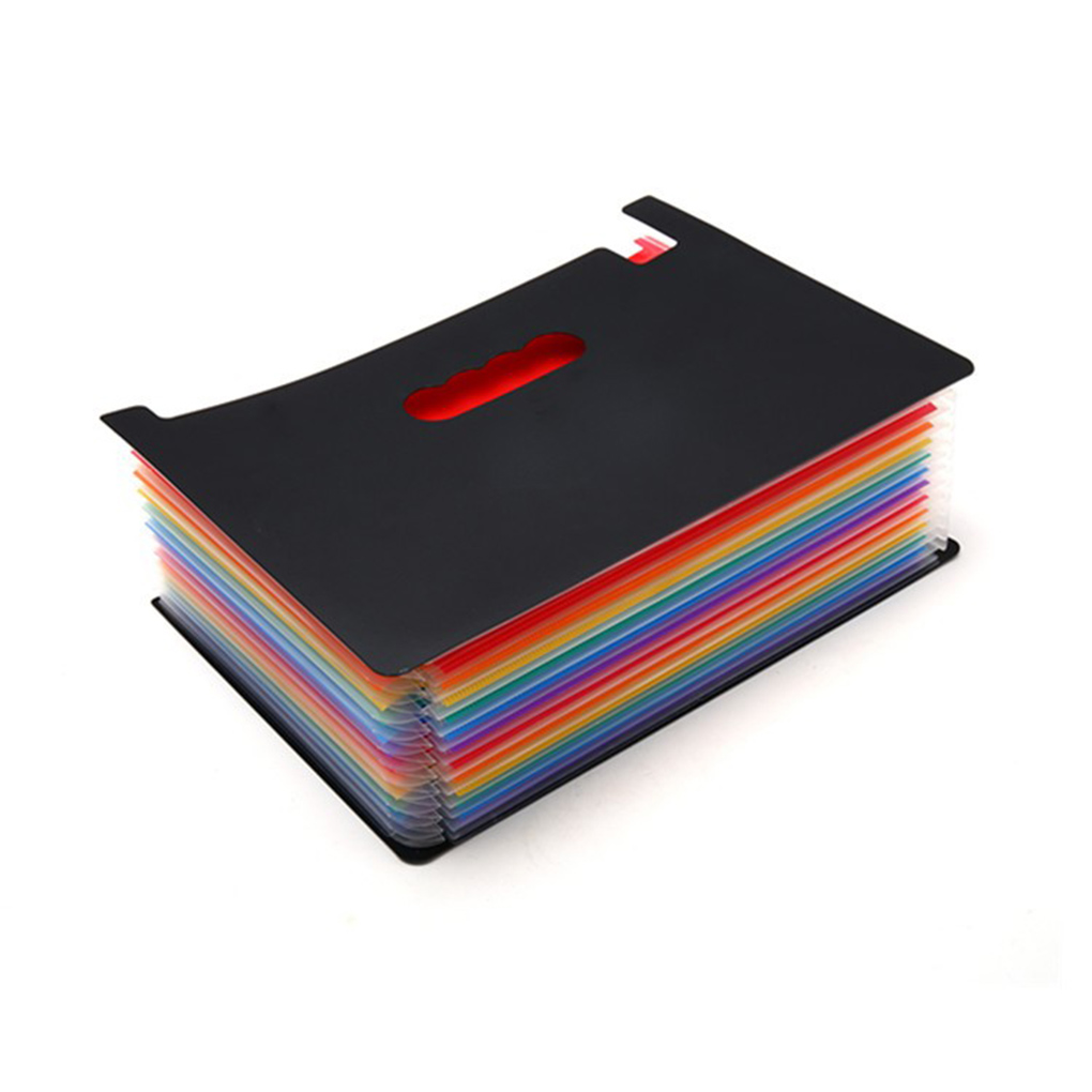 Multi-Color Plastic A4 Accordion Document File Fol... – Grandado