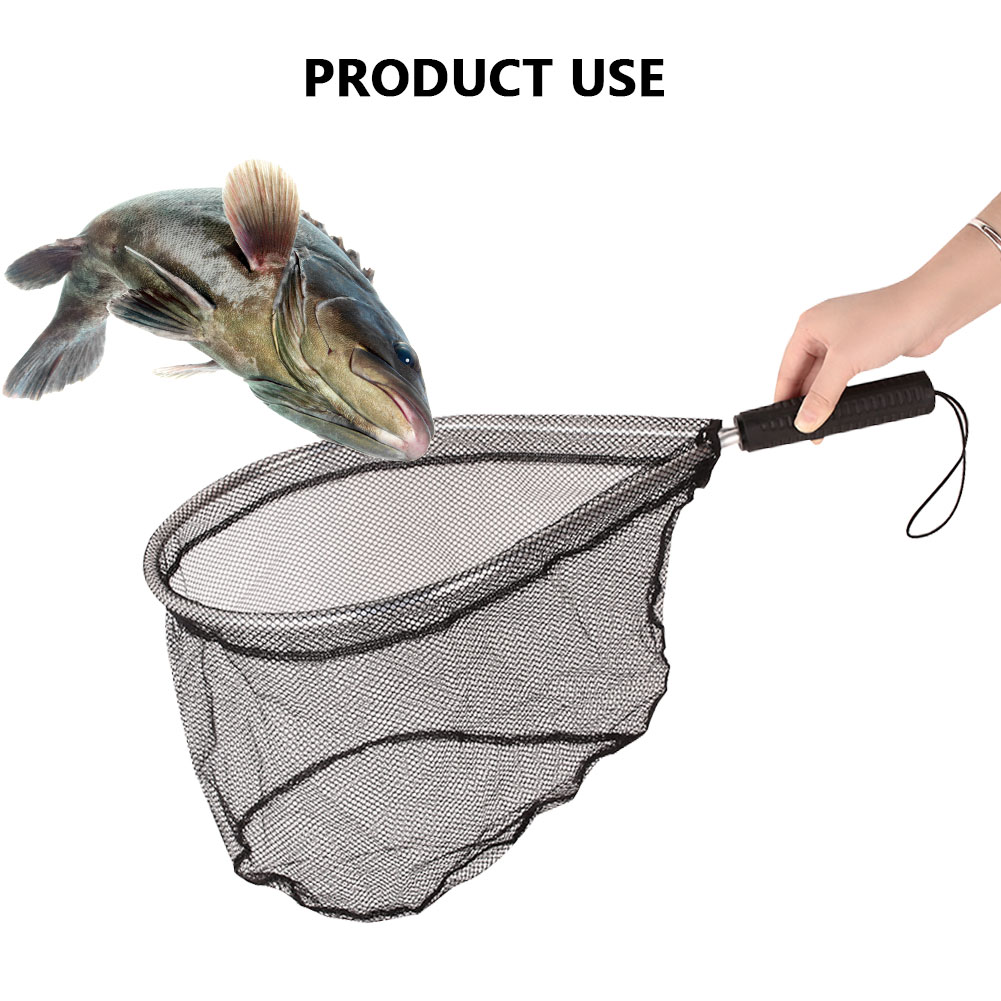 Practical Fly Fishing Net Durable Portable Black A... – Vicedeal