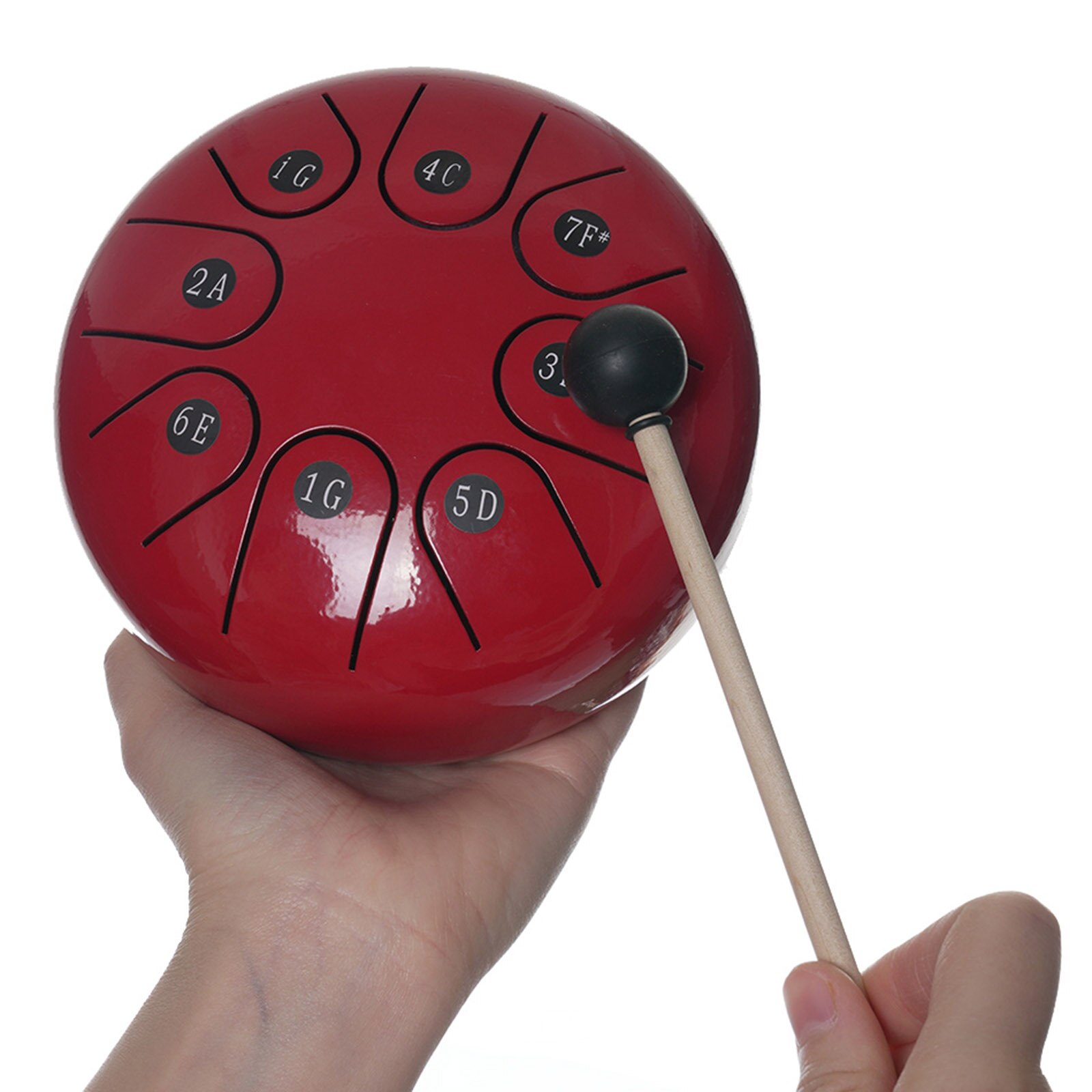 6 "Staal Tong Drum Standaard C Sleutel Percussie I... – Grandado