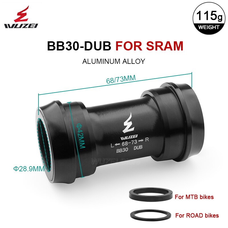 Wuzei Sram Dub Bb Mtb Bike Centrale Beweging Bsa D... – Grandado