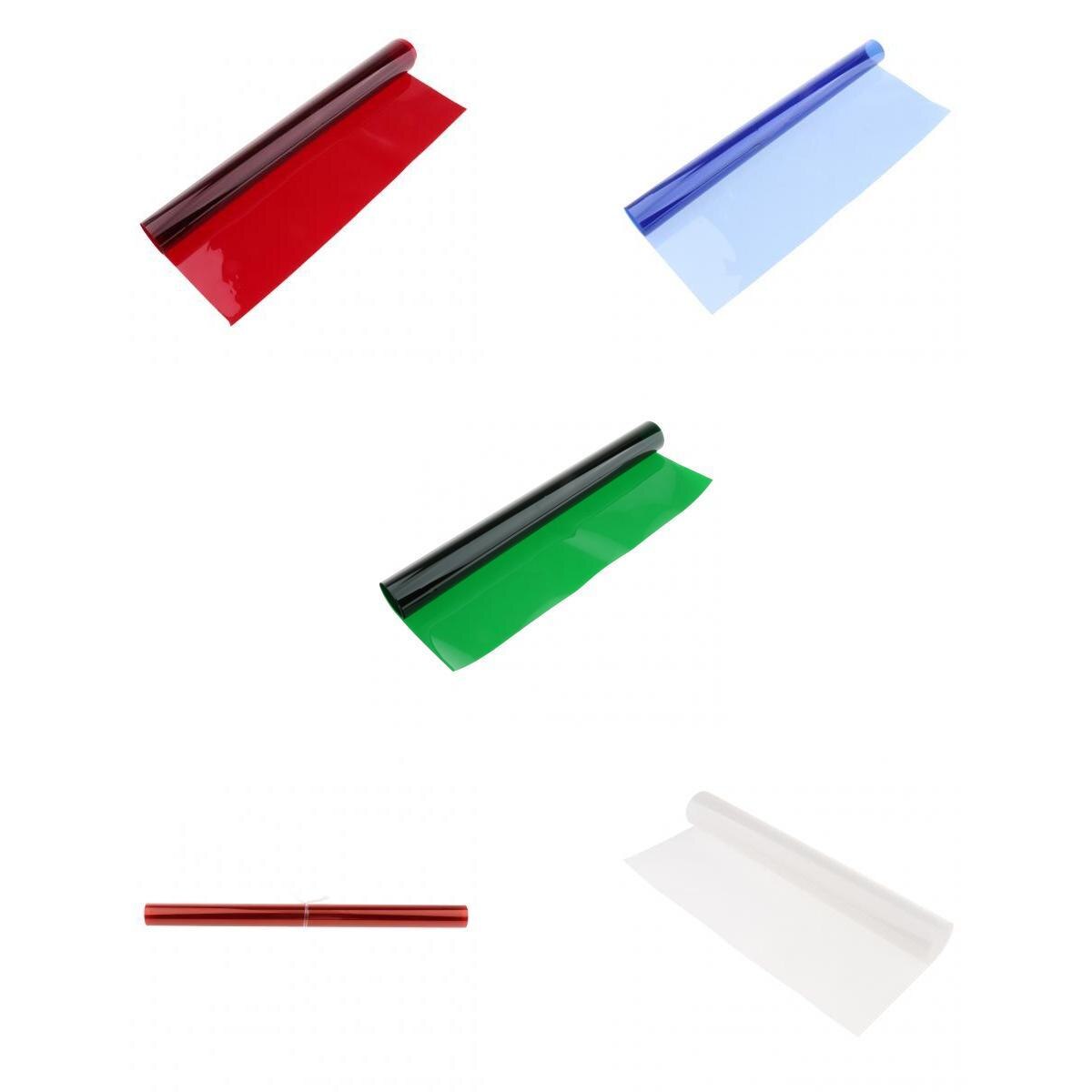 5Pcs Gel Color Filter 40x50cm Color Film for Photo... – Vicedeal