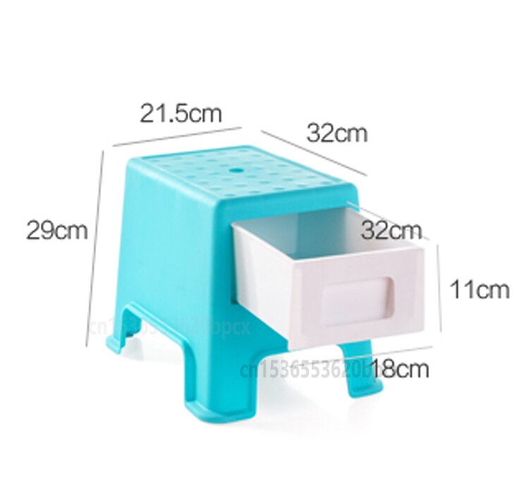 Plastic Shoe Bench With Drawer Storage Stool Small... – Grandado