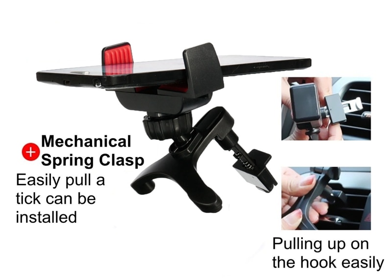 For iPhone 5s 6 7 8 plus Car Air Vent Holder Stand... – Vicedeal