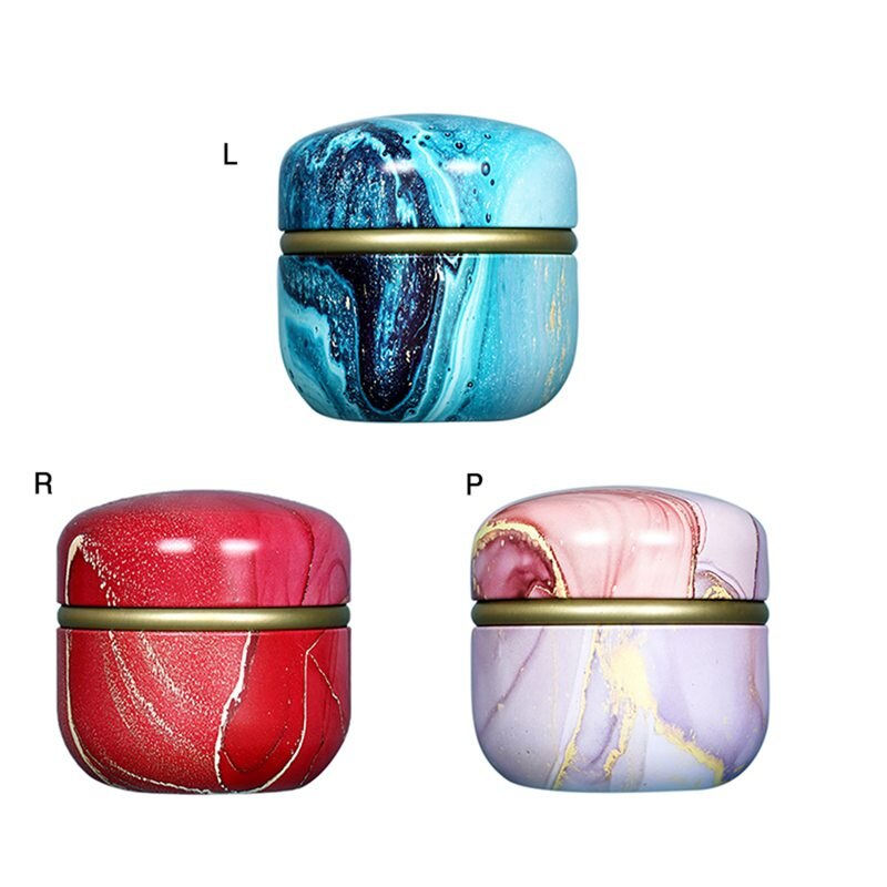 ♕s Small Round Tea Tin Cans 50g Scented Tea Univer... – Grandado