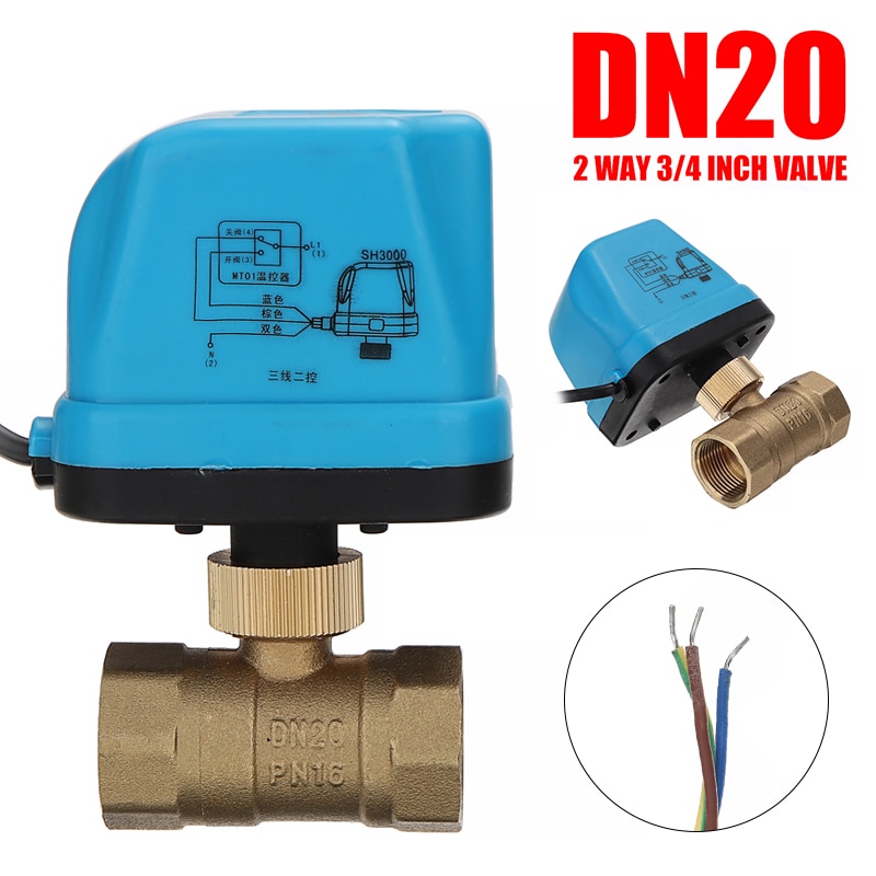 Miniature Motorized Electrical Ball Valve Brass G3... – Grandado