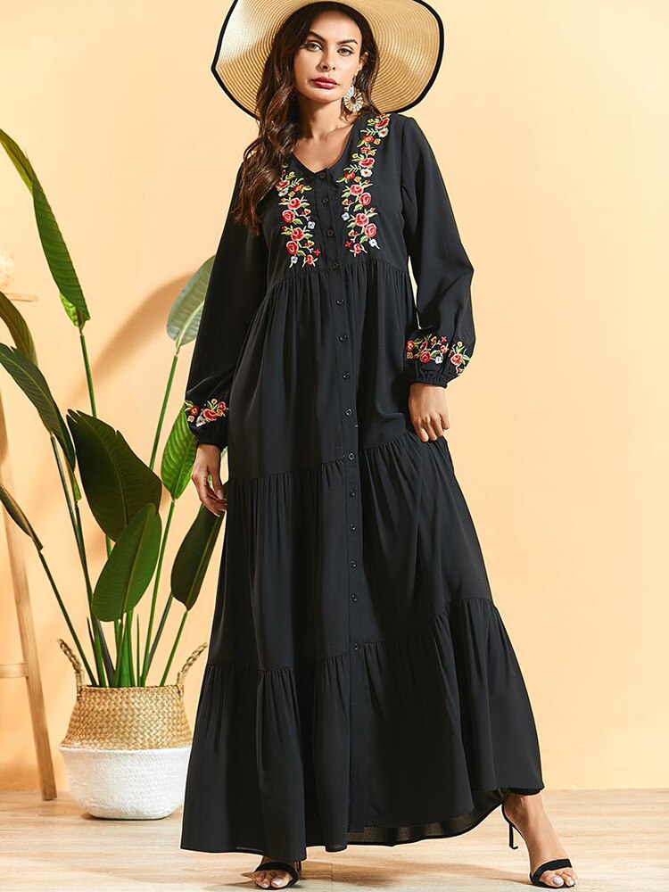 kaftan Abaya Dubai islamic clothes Abayas For Wome... – Grandado