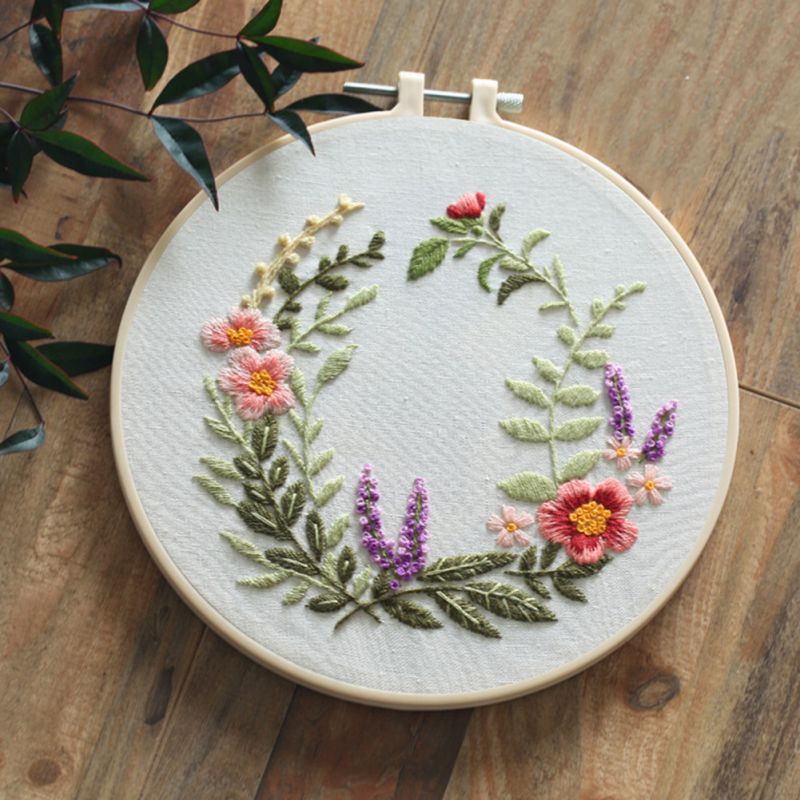 Bloem Patroon Diy Borduurpakketten Handgemaakte Me... – Vicedeal