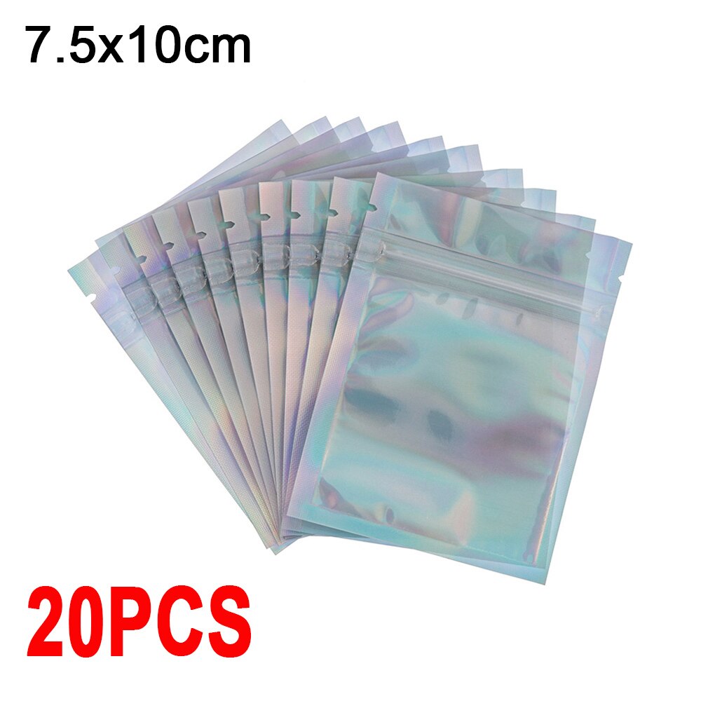 20 Pcs Aluminiumfolie Zip-Lock Zakken Zelfdichtend... – Grandado