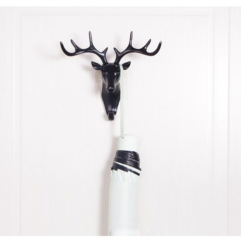 Hanger haak Herten Hoofd muur Zelfklevend Deur Hou... – Grandado