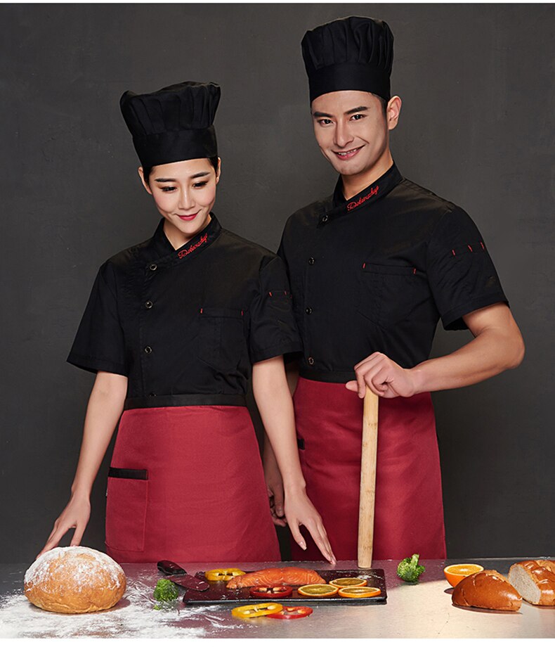 Chef Workwear Men's Short Sleeve Summer Breath... – Vicedeal