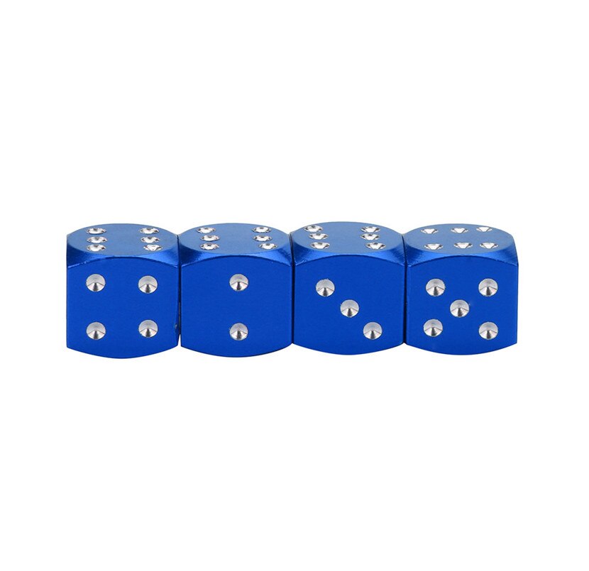 Auto 4Pc Dice Dust Valve Caps Car Motorcycles Elec... – Grandado