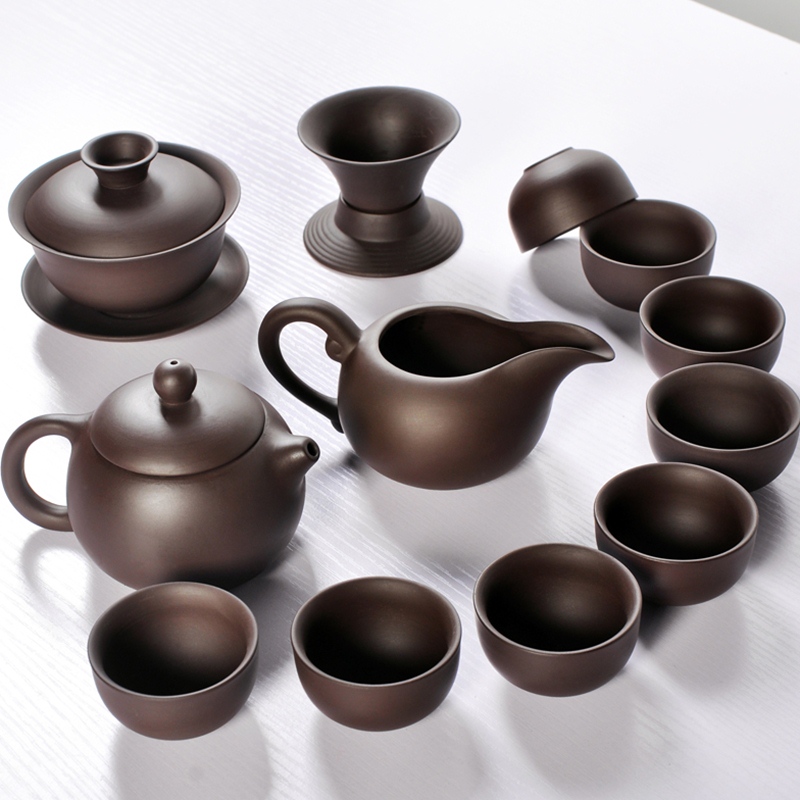 Ceramic Yixing Purple Clay Tea Set Kung Fu Pot Inf... – Grandado