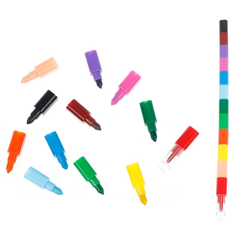 Style 12 Colors Baby Drawing Crayons Colorful Oil ... – Grandado