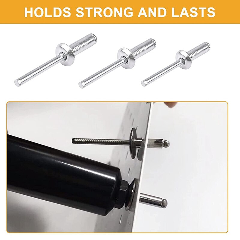 495Pcs Aluminum Rivet Assortment Kit, Rivets Blind... – Grandado