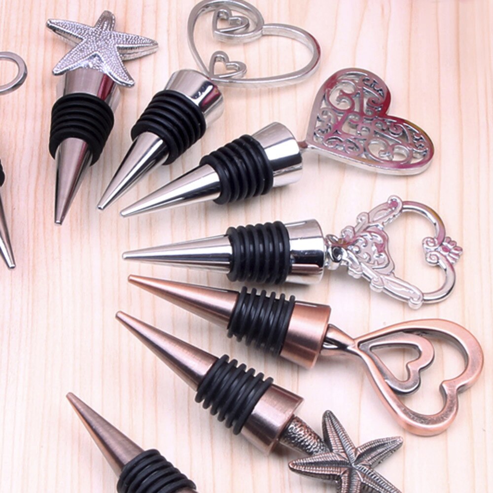Wine Bottle Stopper Metal Clear Rhinestones Bar to... – Vicedeal