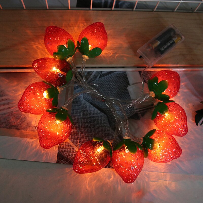 Led banana Strawberry Fairy Lights String Valentin... – Grandado
