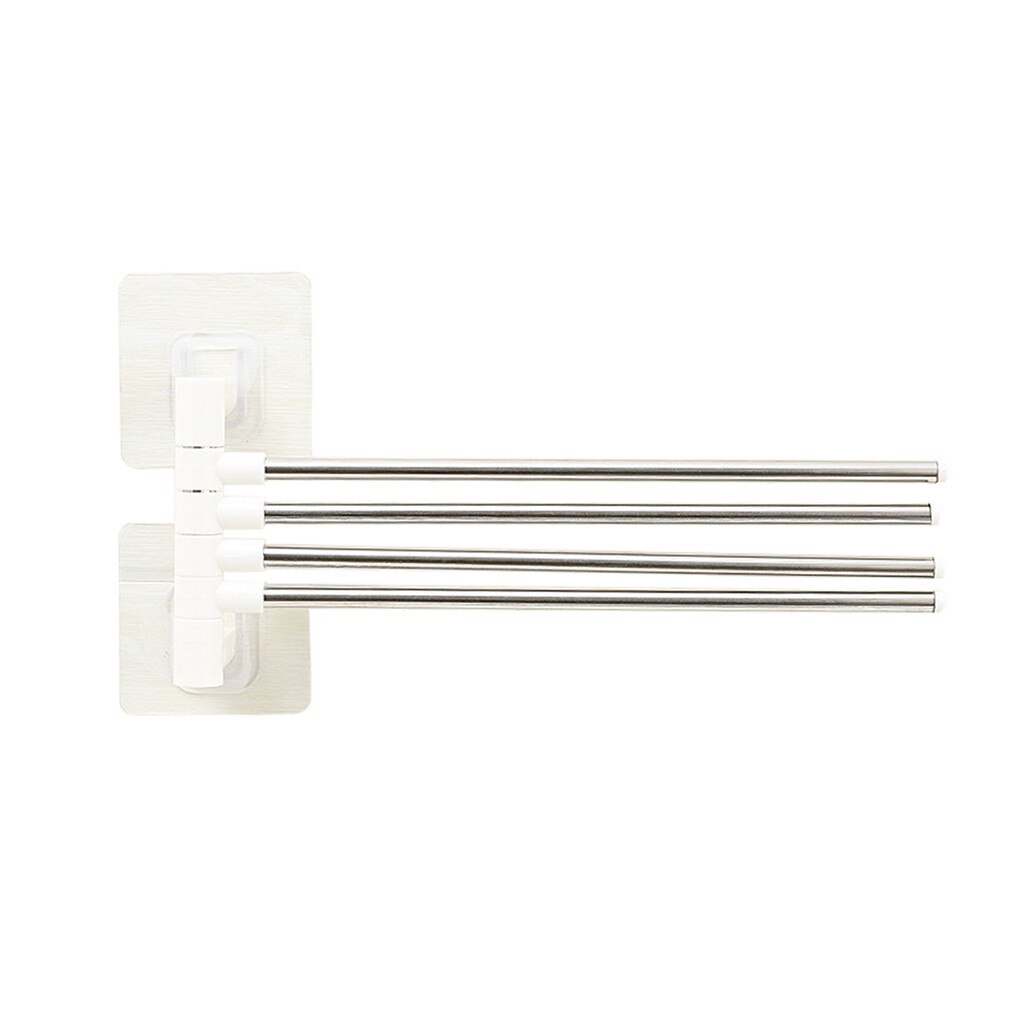 4 In1 Bathroom Towel Rack Rotating Towel Holder Wa... – Grandado