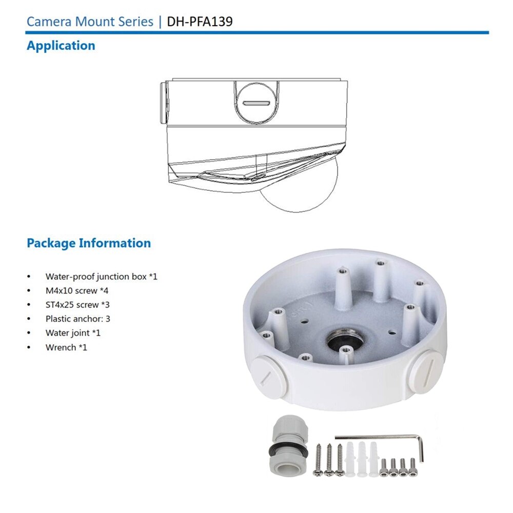2PCS/PACK DH PFA139 Water-proof Junction Box DH-PF... – Grandado