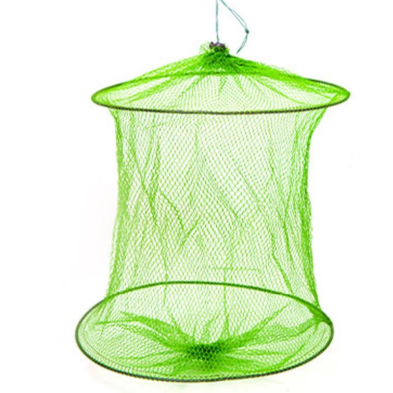 2 Layers Portable Fishing Net Fish Shrimp Mesh Cag... – Vicedeal