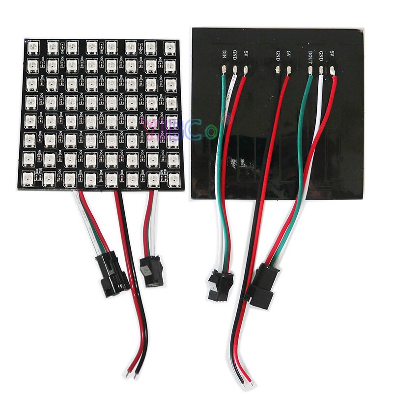 DC5V WS2812B Full Color 5050 RGB Panel Screen 8*8/... – Vicedeal