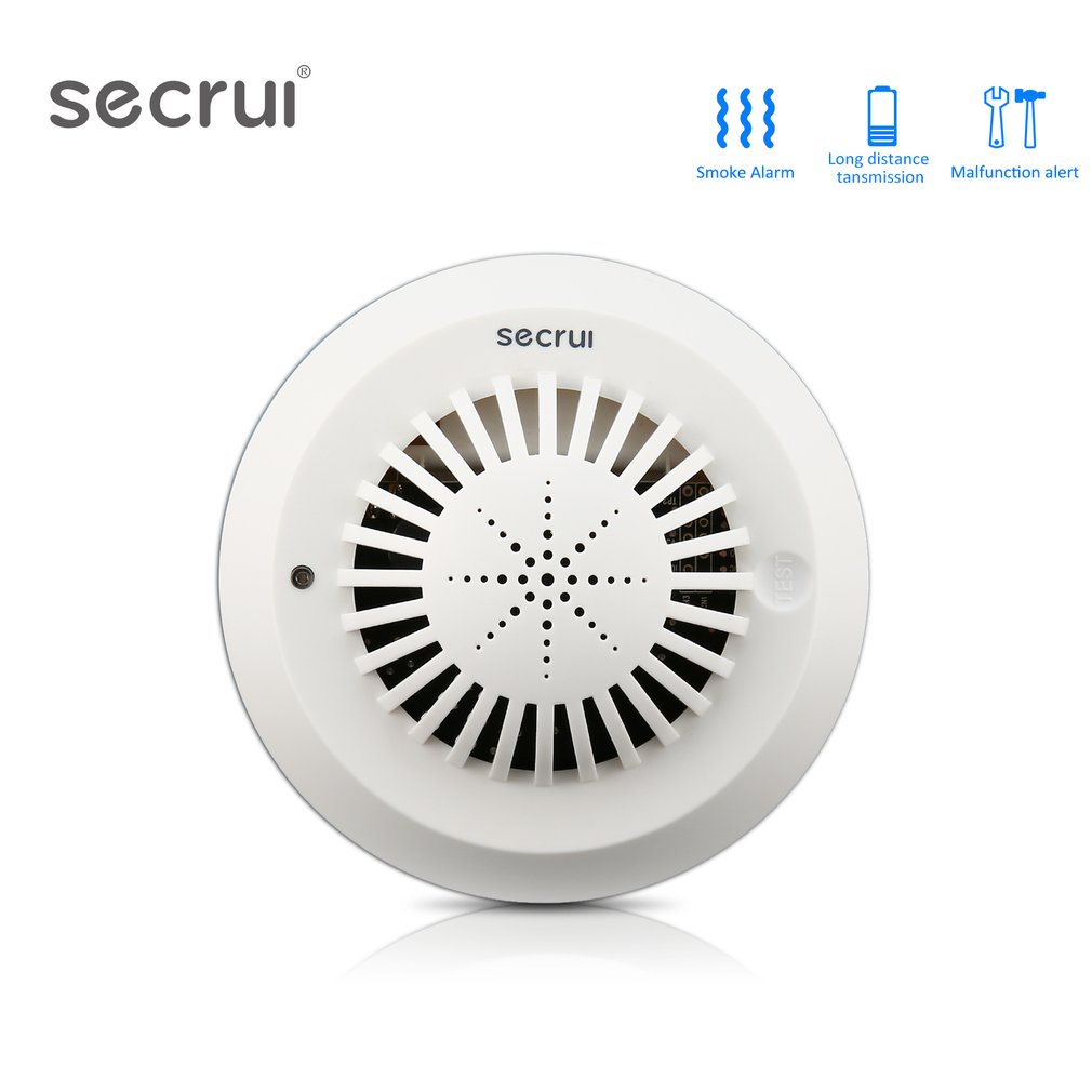 Photolectric Smoke Detector Alarm Lon Sensor Wirel... – Vicedeal