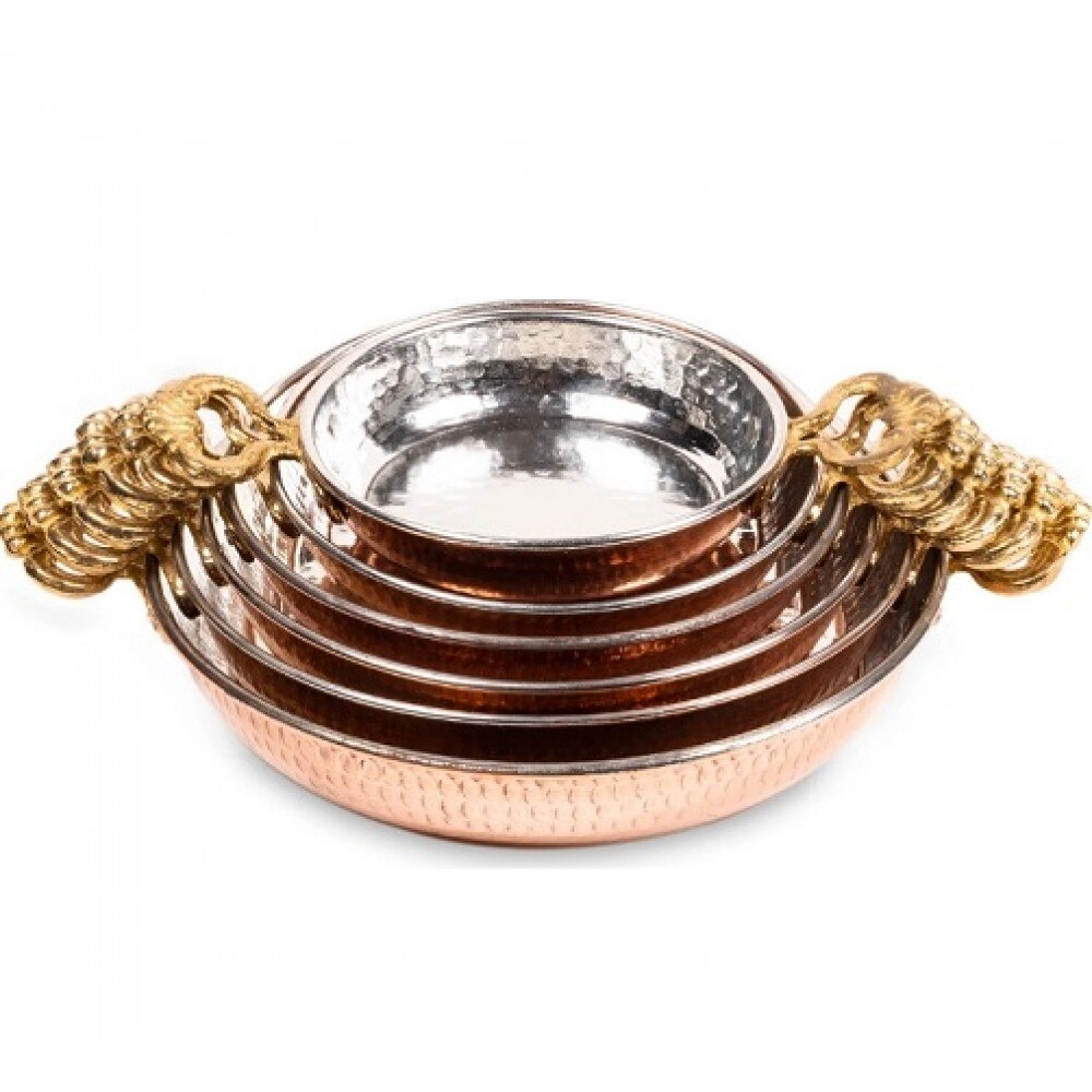 Koperen Pan 3 Pcs 14 16 18 Cm Omelette P Koperen P... – Vicedeal