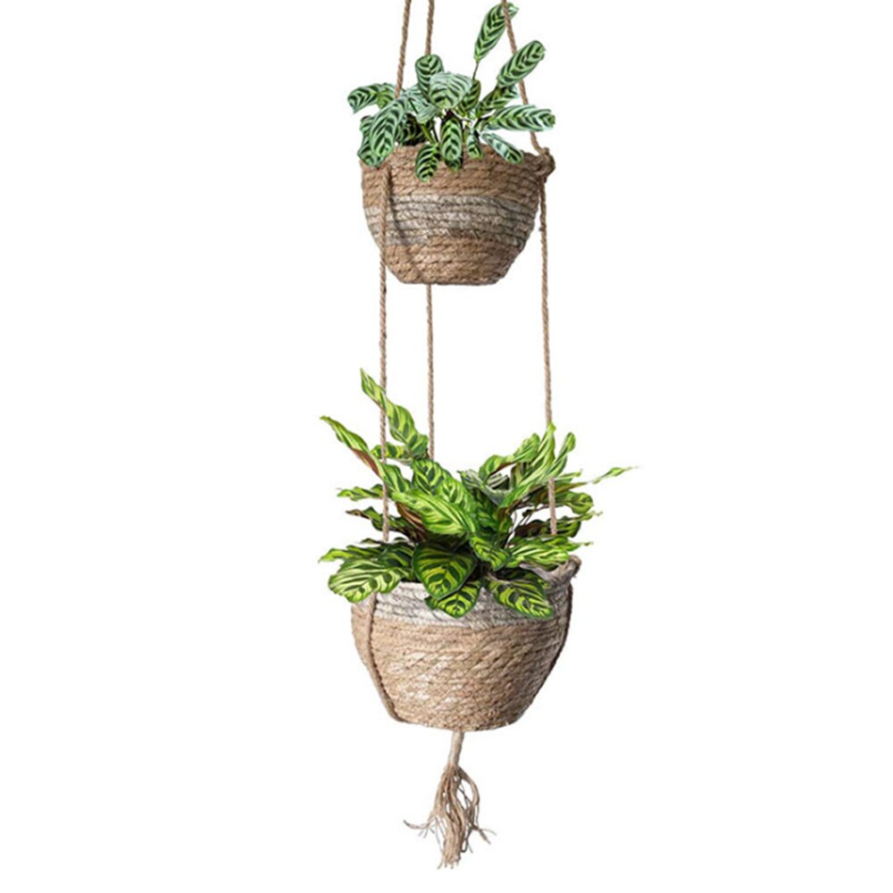 Nordic Hanging Plant Pot Plants Hanger Cotton Rope... – Grandado