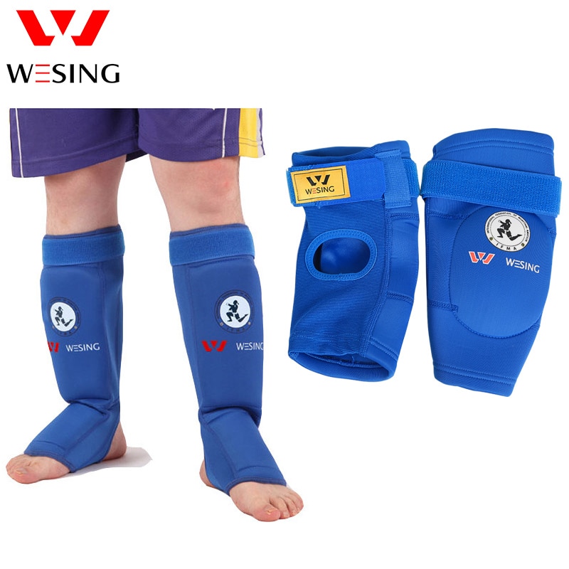 wesing muay thai boxing shin and instep guard elbo... – Vicedeal