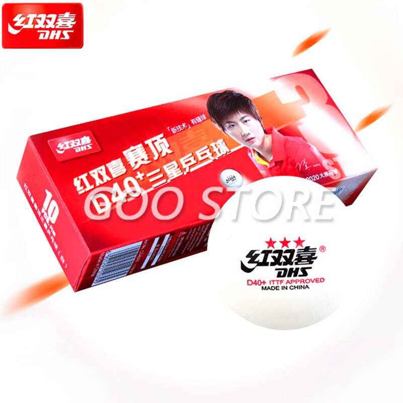 DHS 3-star D40+ Table tennis balls 3 star new mate... – Grandado