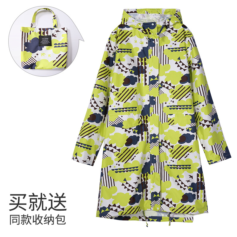 Stylish Long Rain Coat Women Waterproof Hooded Lig... – Grandado