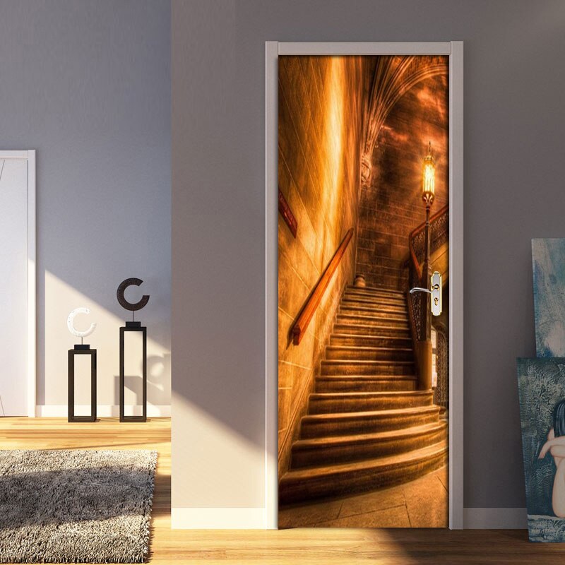 Door Sticker Tools Wallpaper Decoration PVC Self-a... – Grandado