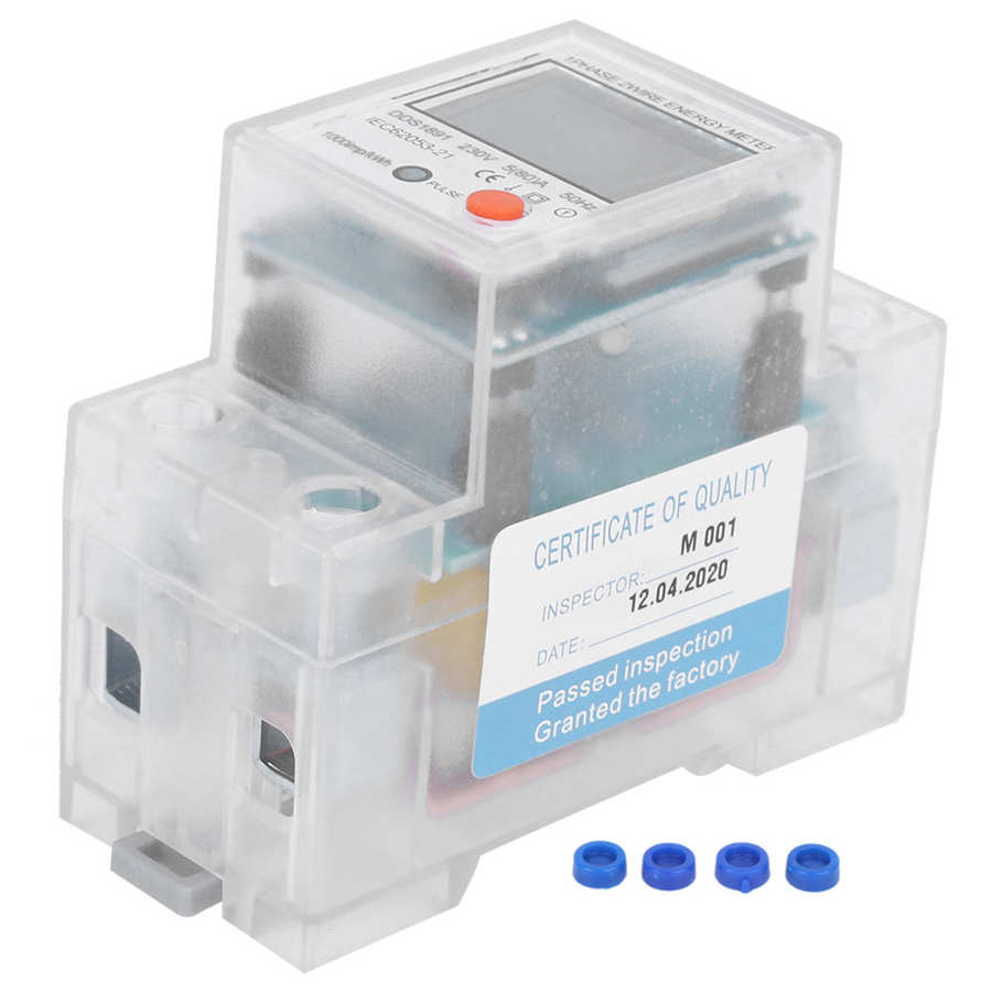 DDS1891 Single Phase Electric Meter 2P DIN-Rail Po... – Vicedeal