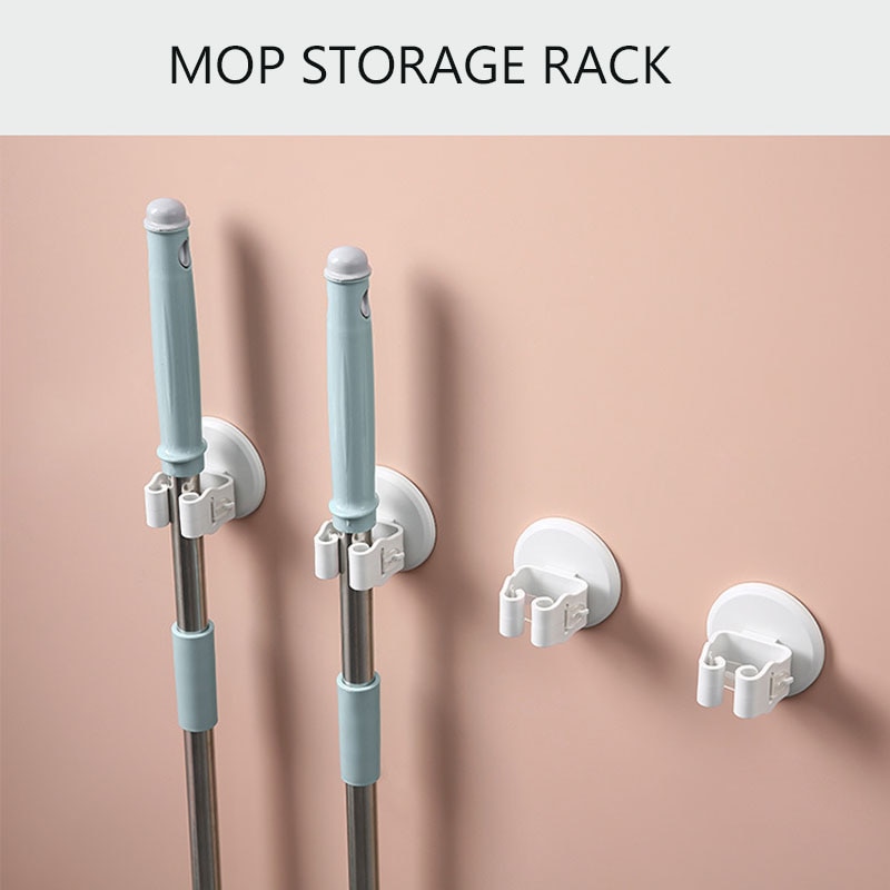 Velcro Wall-mounted Mop Stand Single Button / Doub... – Vicedeal