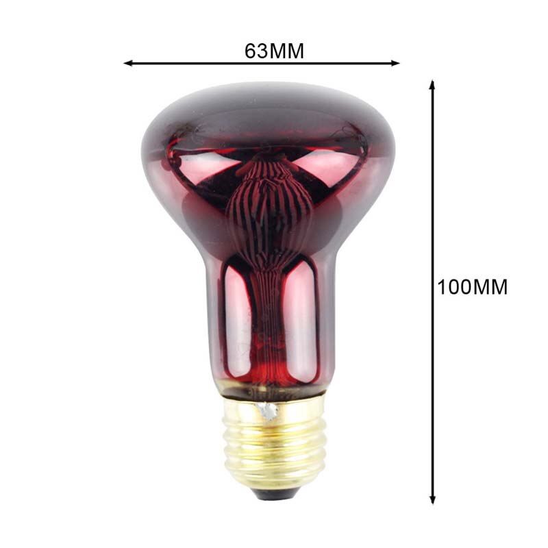 R63 infrared bulb 40W 220V thermal insulation heat... – Grandado