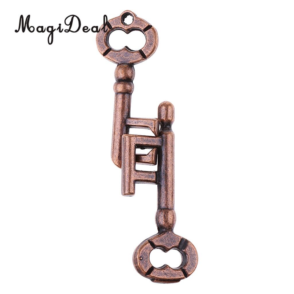 1Pc Key Lock Puzzle Classic Metal Brain Teaser IQ ... – Vicedeal