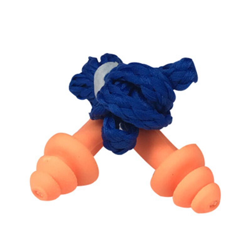 Soft Silicone Corded Ear Plugs Ears Protector Reus... – Grandado