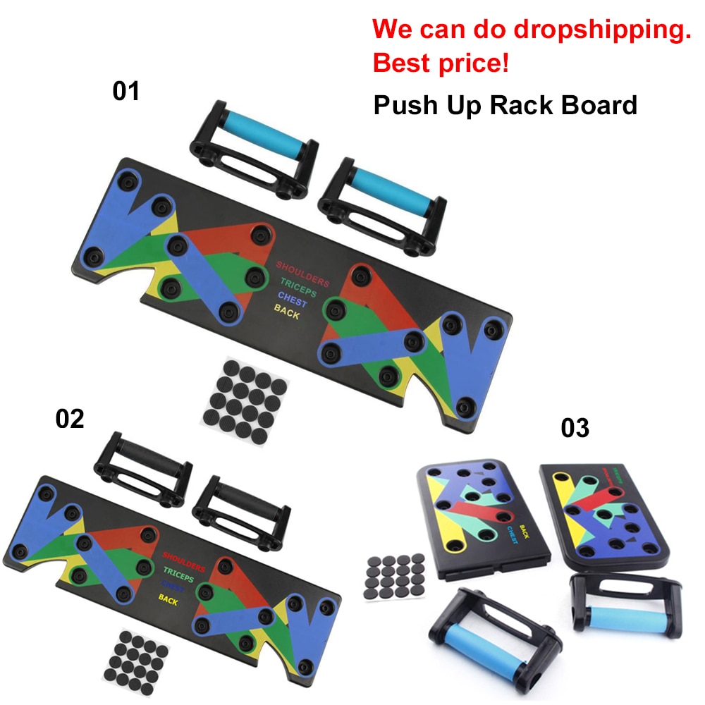 Push Up Rack Board 9 In 1 Body Building Fitness Oe... – Vicedeal
