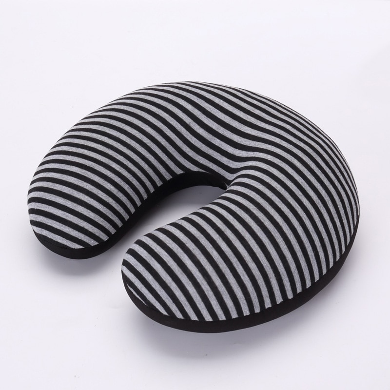 U Type Reizen Kussen Streep Kleur Rest Kussen Zach... – Vicedeal
