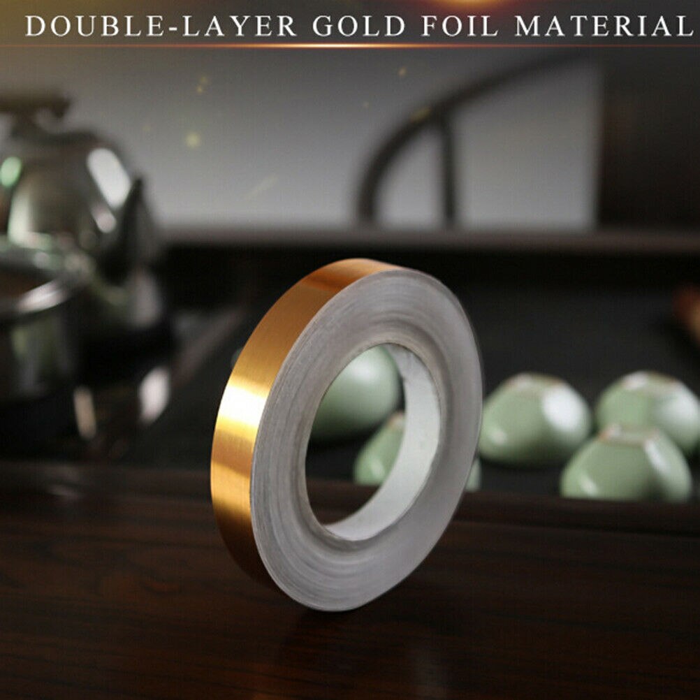 Waterproof Gold Foil Tape Adhesive Floor Tile Beau... – Grandado