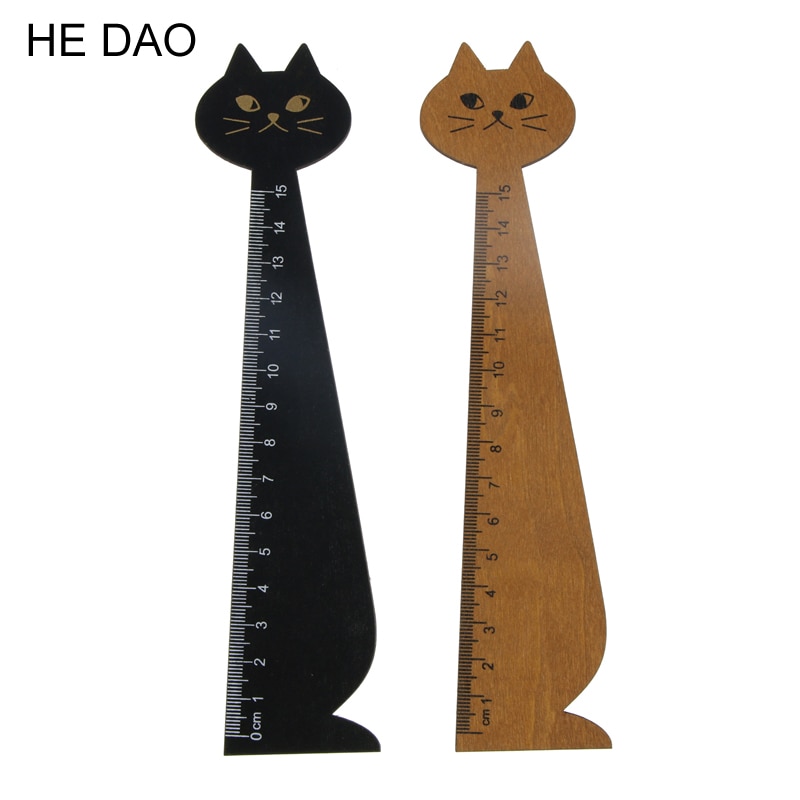 15cm härliga kattformade linjal söta trädjur rak l... – Grandado