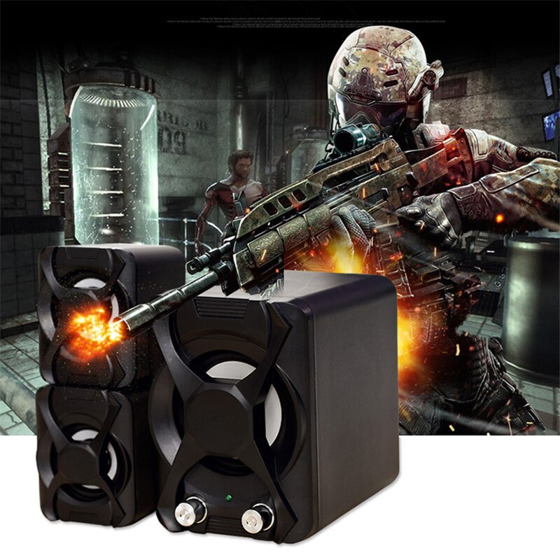 Surround Computer Speakers met Diepe Bass USB Bedr... – Vicedeal