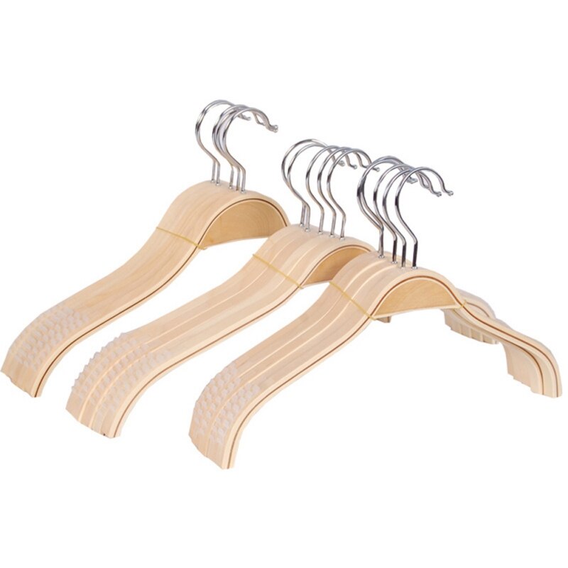 1PC Home Wood Hanger Storage Hanger Smooth Solid N... – Grandado