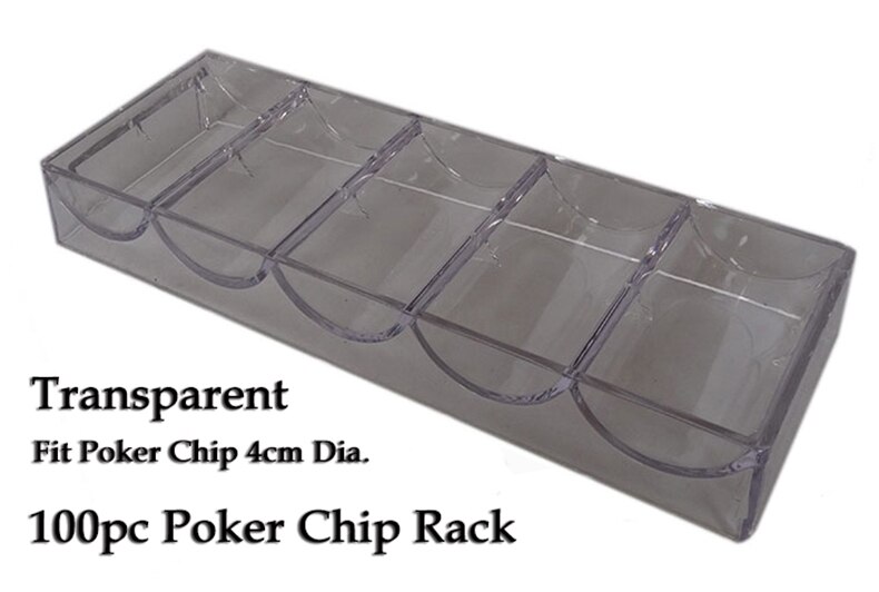 10 stk/pak poker chip box voor 100 st Dia.4cm 3 kl... – Grandado
