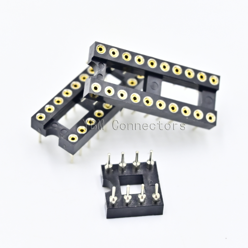 10PCS Round Hole IC Socket Connector Integrated Ci... – Grandado