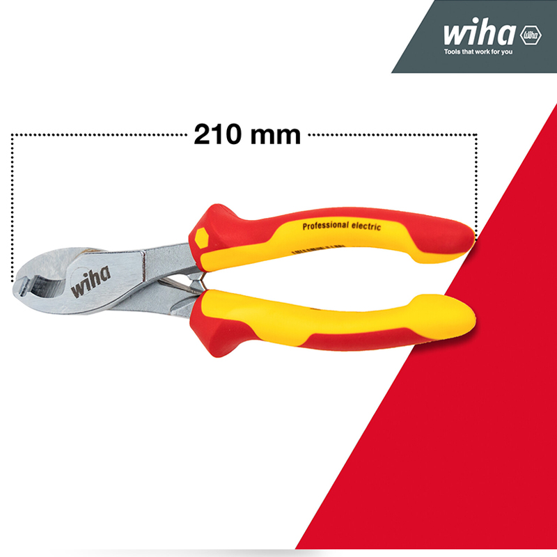 Wiha 43662 coupe-câble 1000V outil de coupe de fil... – Grandado