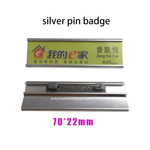 20pcs blank changeable name tags reusable badge wi... – Grandado