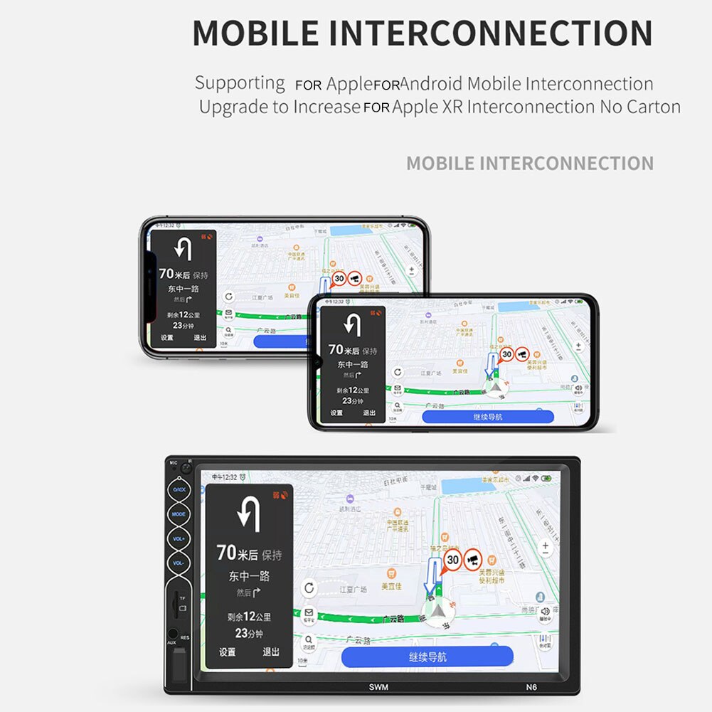 Car MP5 Player N6 7 Inch Screen 2 Din Car Radio Bl... – Vicedeal