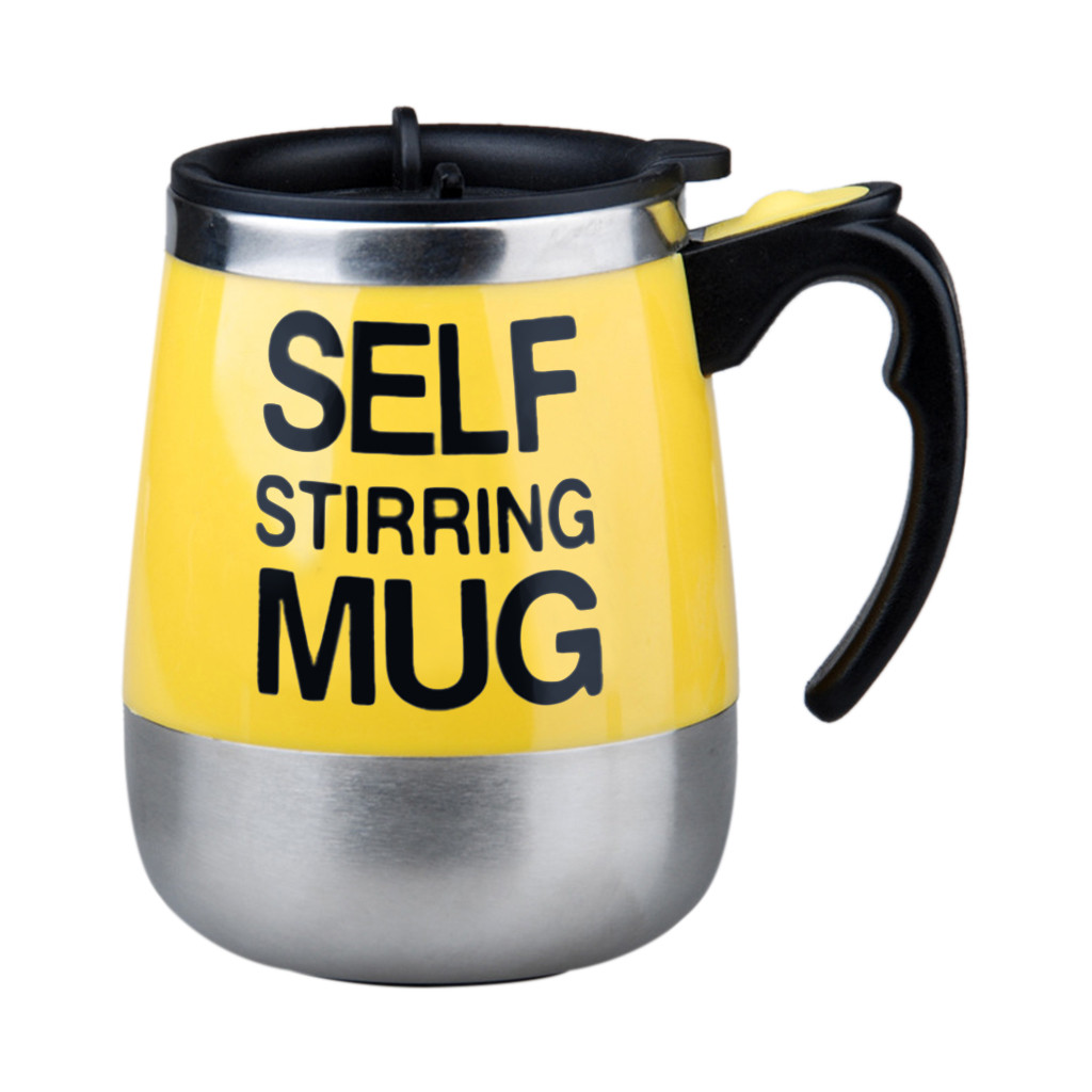 Stirring Coffee Mug Lazy Electric Stainless Steel ... – Grandado