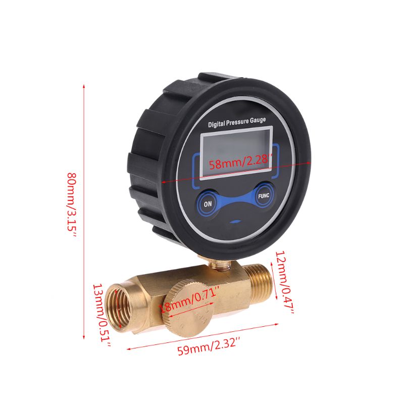 1/4" Digital Air Compressor 200PSI Pressure Regula... – Grandado