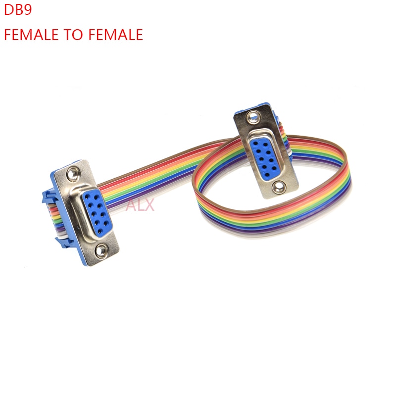 1PCS 20CM 50CM 1M DB9 FEMALE to FEMALE CABLE D-Sub... – Vicedeal